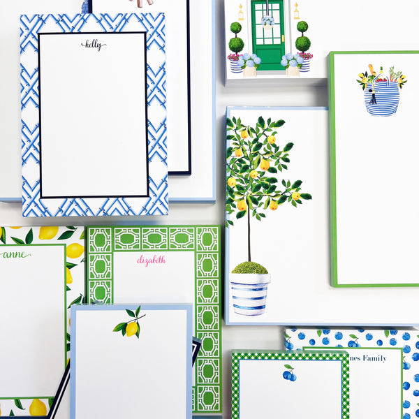 Farmer's Market: Spring Notepads - WH Hostess Social Stationery