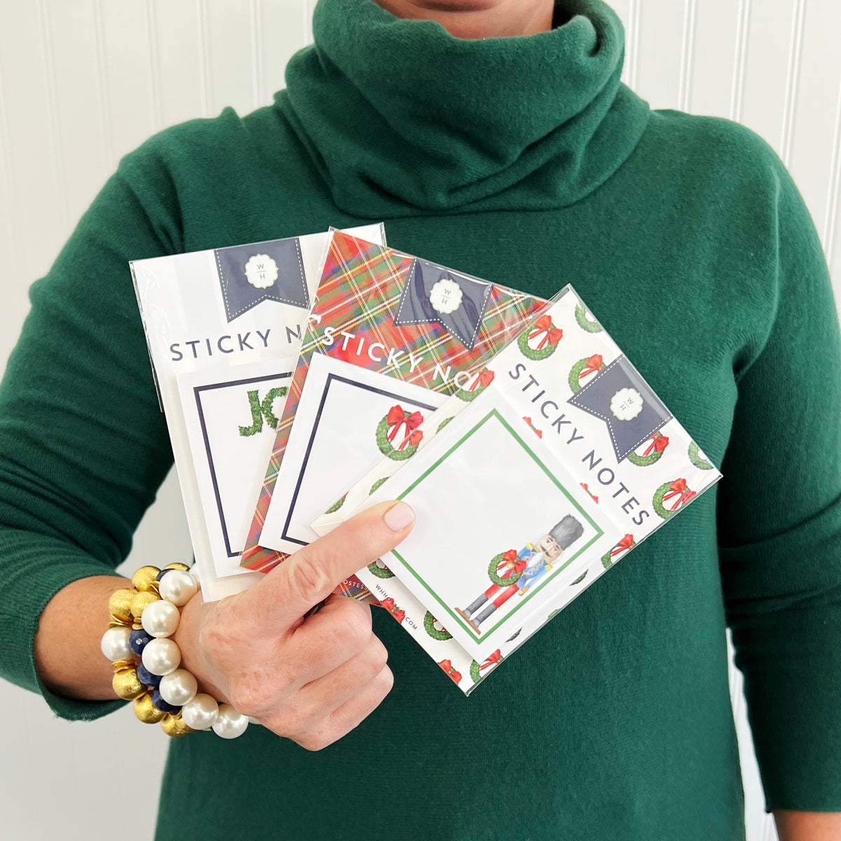 STICKY NOTES Tagged "holiday village" - WH Hostess Social Stationery