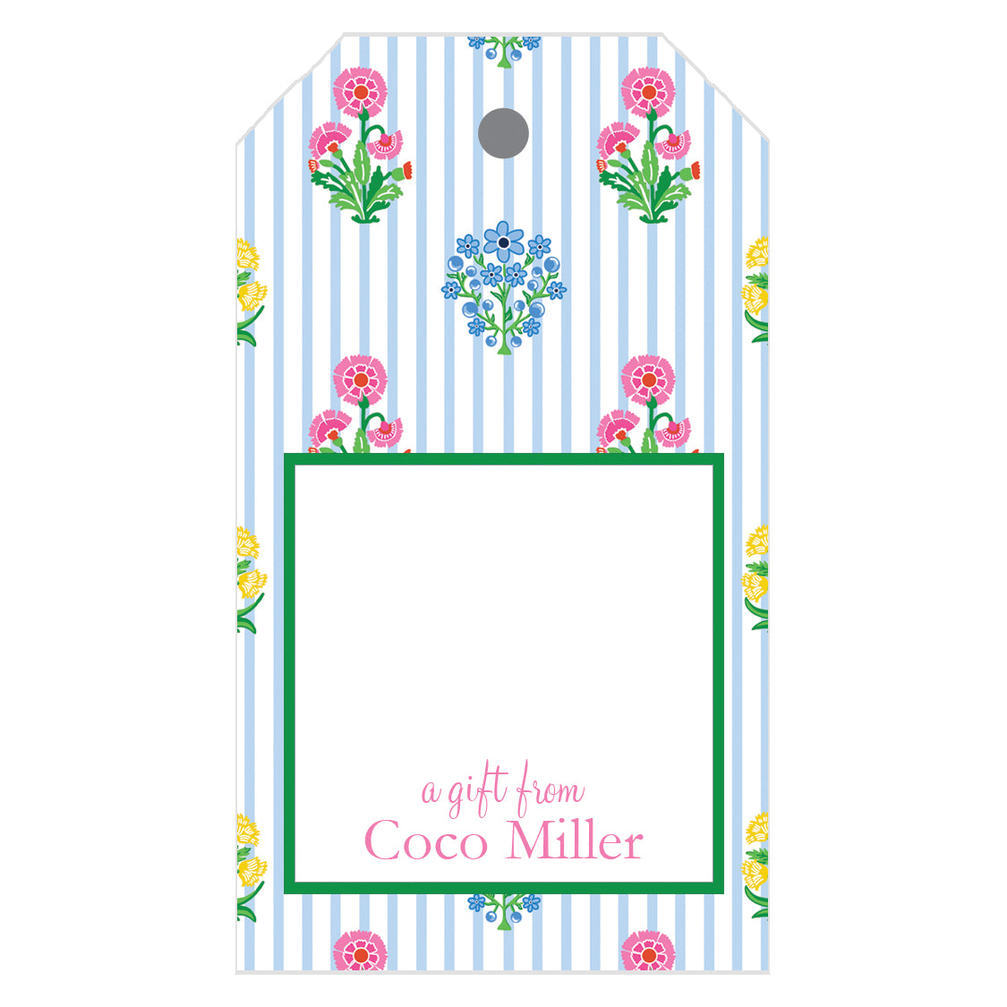 Preppy Personalized Gift Tags - WH Hostess Social Stationery