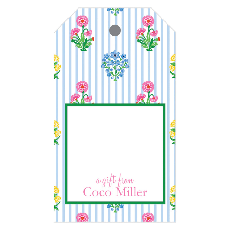 Preppy Personalized Gift Tags - WH Hostess Social Stationery