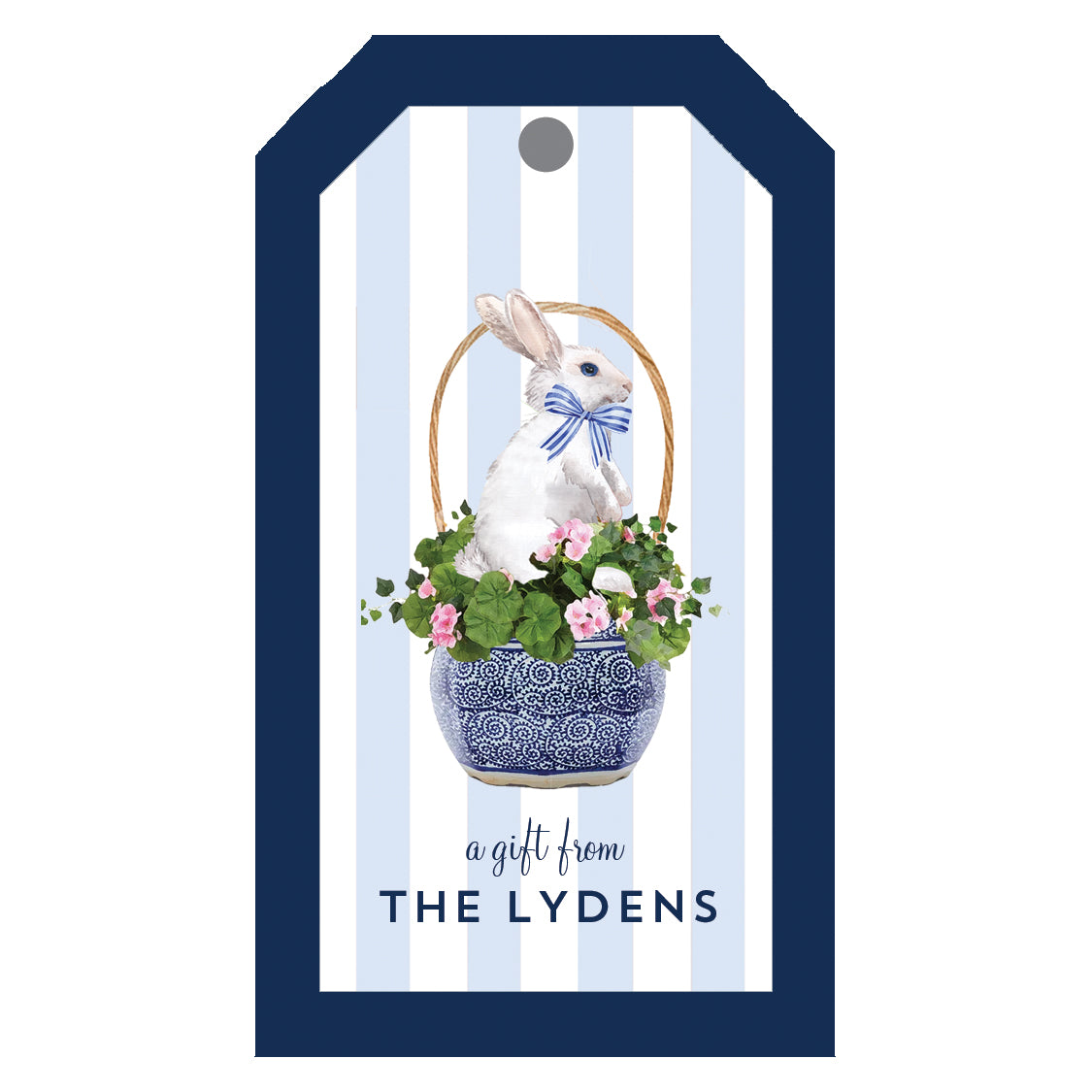 Preppy Personalized Gift Tags - WH Hostess Social Stationery