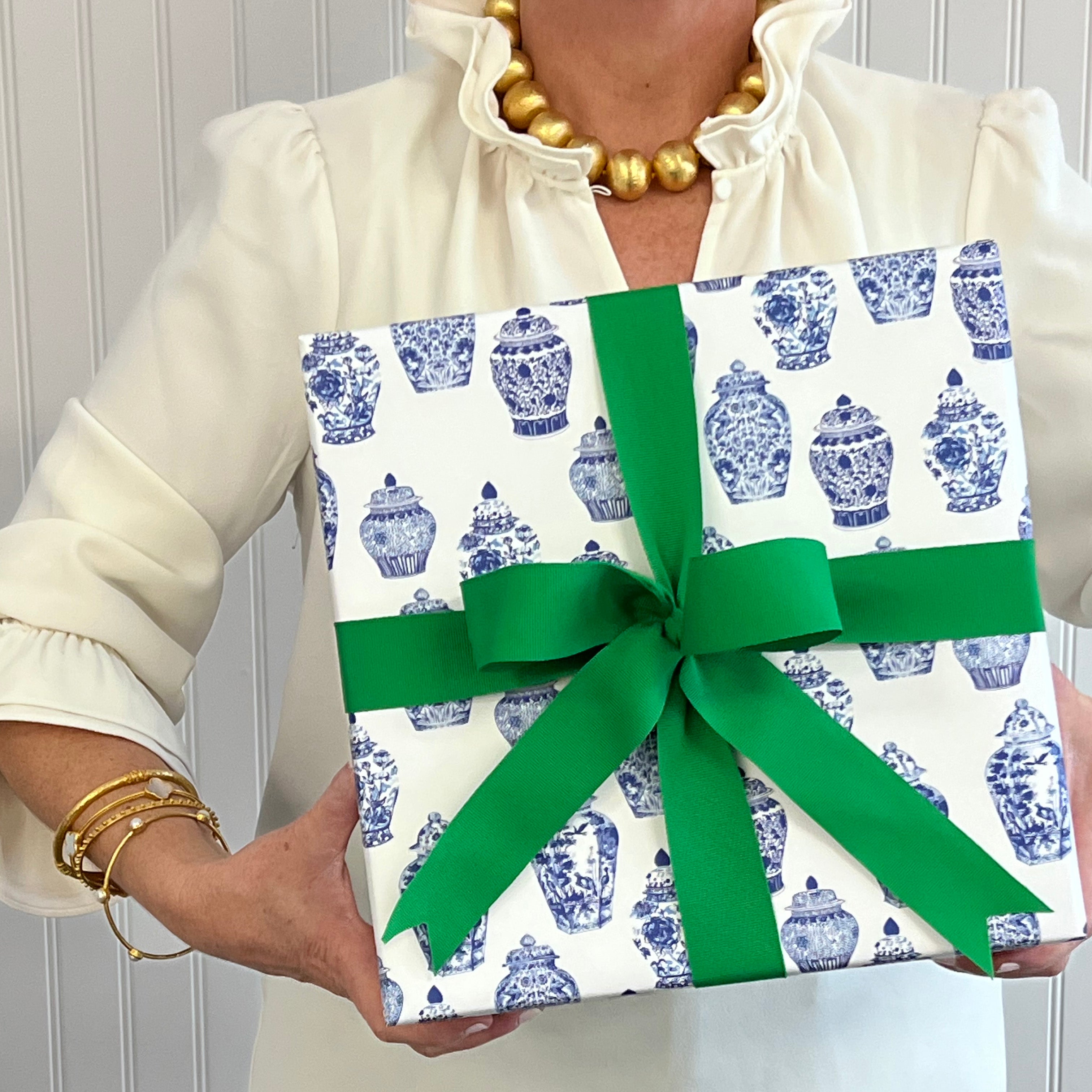 Preppy Patterned Continuous Roll Gift Wrap for Everyday and Christmas ...