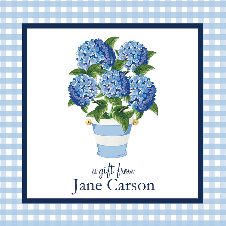 Personalized Gift Stickers in Preppy Modern Patterns - WH Hostess ...