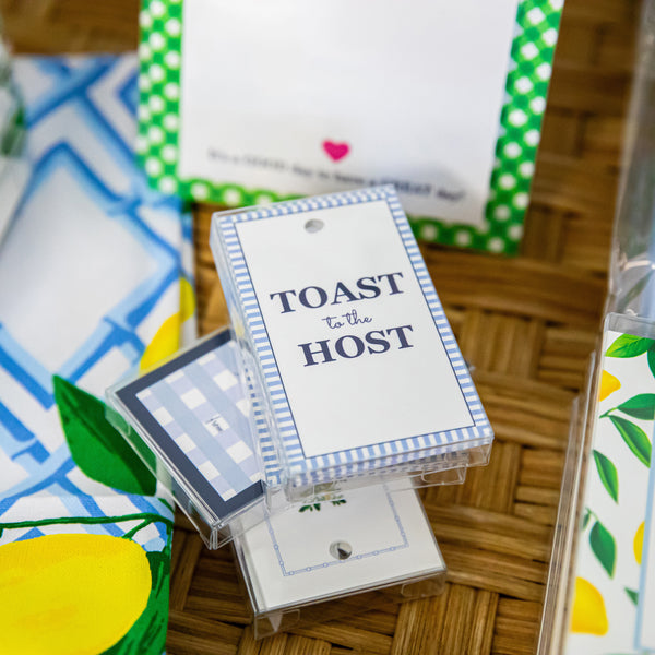 In Stock Gift Tags | Toast to the Host - WH Hostess Social Stationery