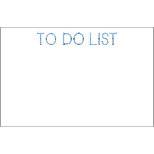 Stock Shoppe: 8.5x5.5 Bamboo "TO DO LIST" Slab Notepad - WH Hostess ...