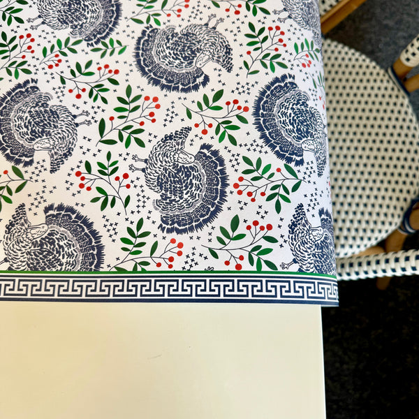 Paper Table Runner | Turkey Toile - WH Hostess Social Stationery