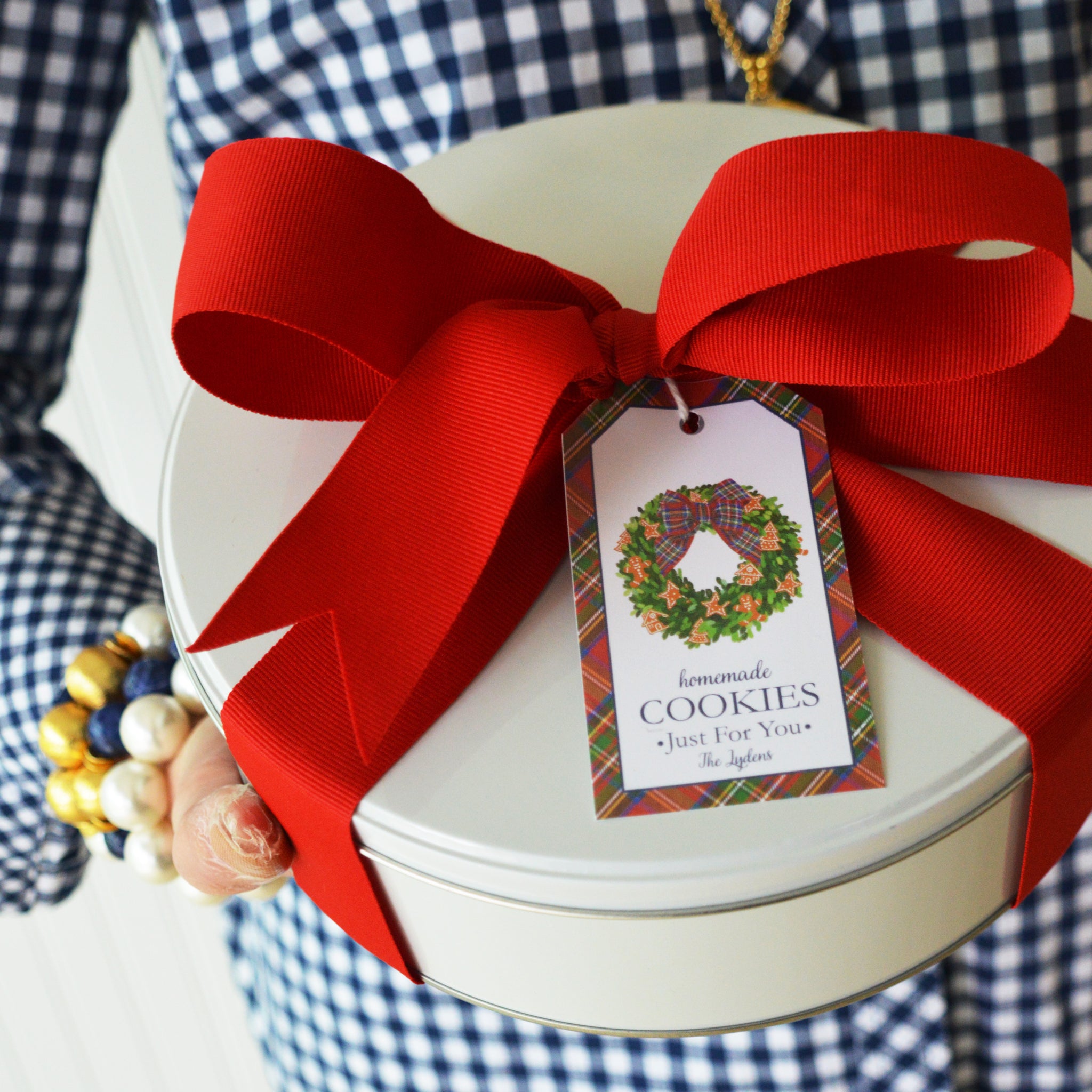 Gingerbread Gift Tags Personalized Gingerbread Christmas Gift Tag