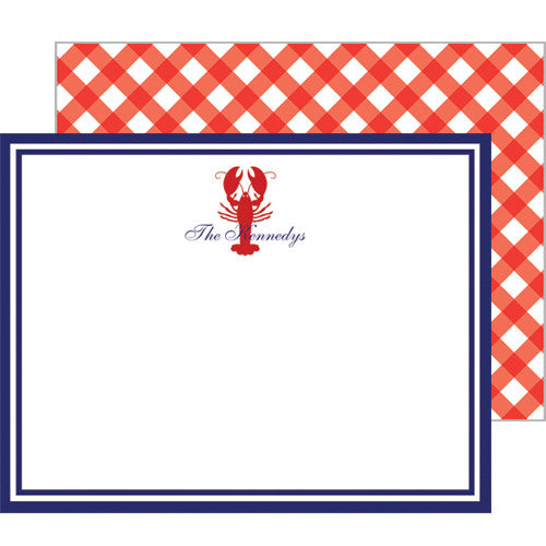 Personalized Preppy Stationery Flat Notecards Page 2 - WH Hostess ...