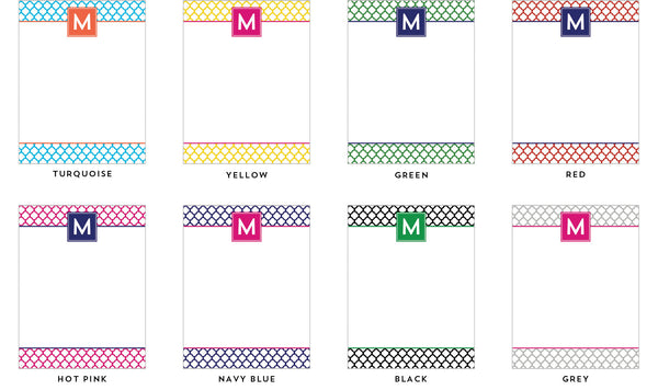 Clover Personalized Notepad - More Color Options - WH Hostess Social ...